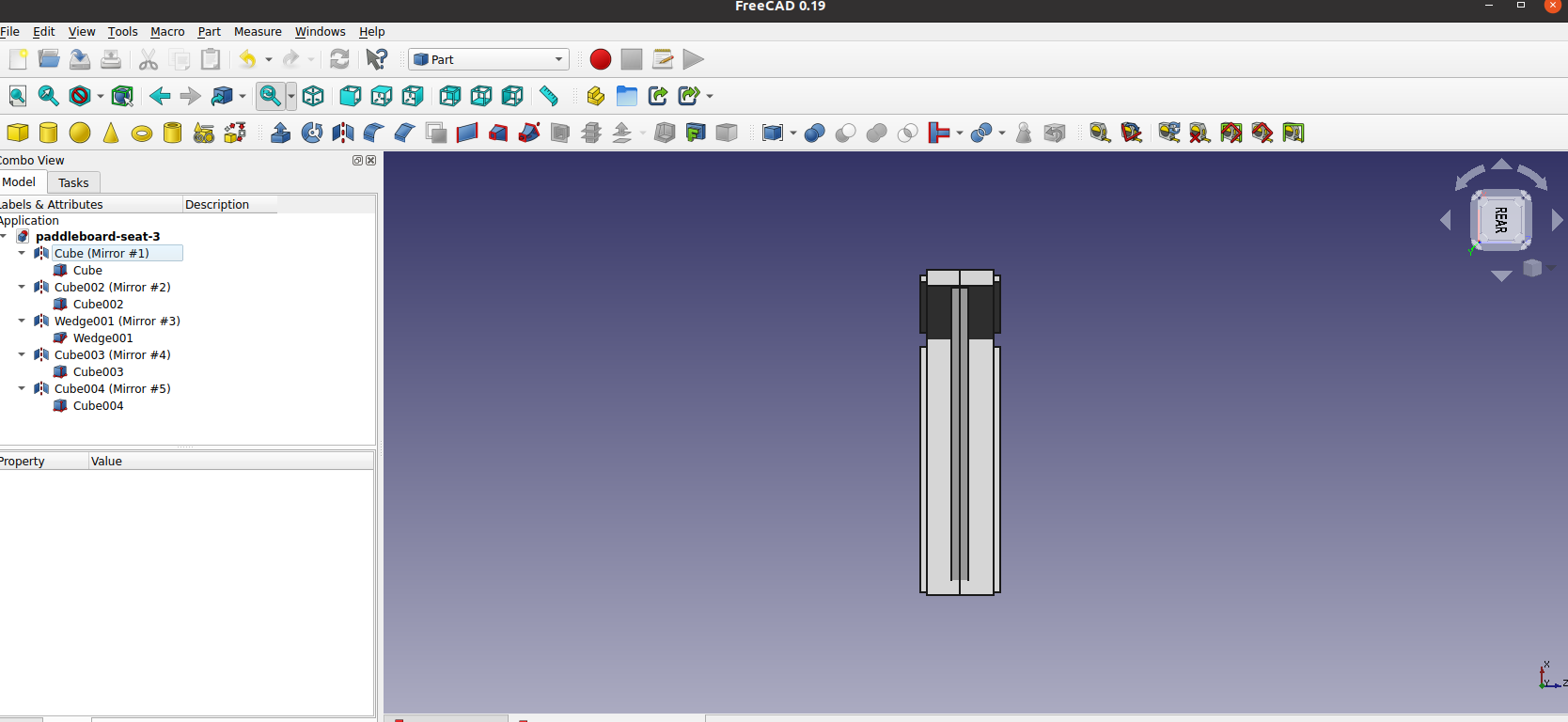 Mirror a Design in Freecad - Chalk Ridge